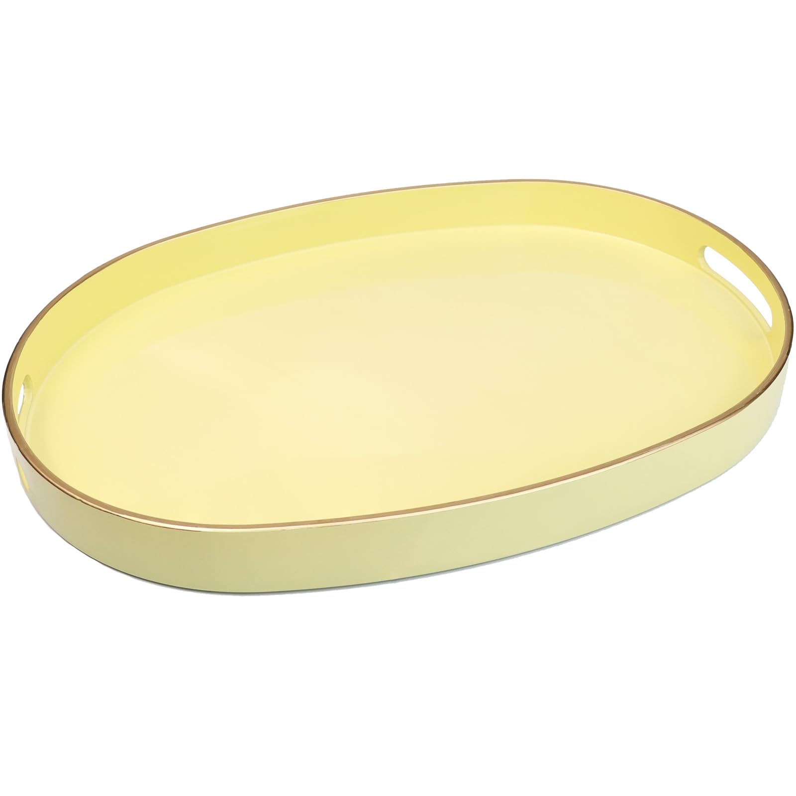 Amazon.com: Spsyrine Yellow Plastic Serving Tray for Ottoman, Coffee ...