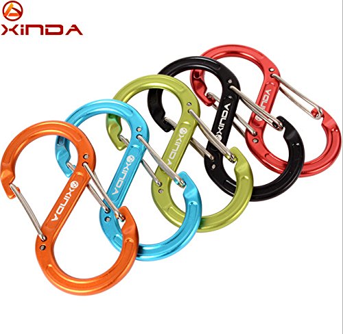 Buy Generic XINDA Ultra-Light Quickdraw Locking Carabiner Extenders ...