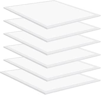 Amazon.com: LifSunLit 6PCS 2x2 LED Flat Panel Light, 45W 5000K Recessed ...
