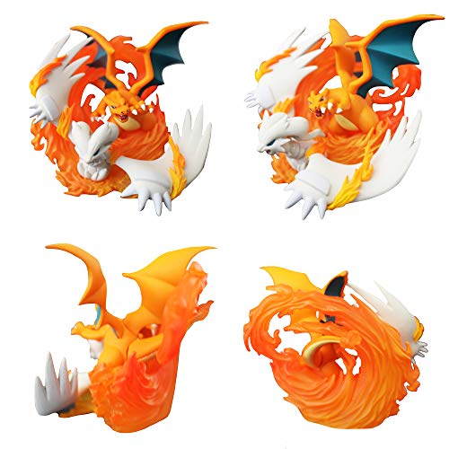Totem World Reshiram Charizard GX Pokemon Figure Toy Filled in a Jumbo ...