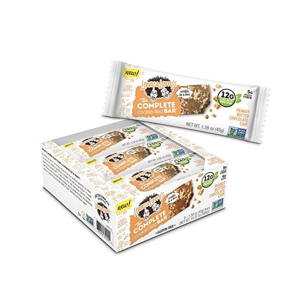 Lenny & Larry's Cookie-fied Bar, Peanut Butter Chocolate Chip, 45g ...