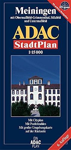 Amazon | ADAC Stadtplan Meiningen 1 : 15 000 | Travel