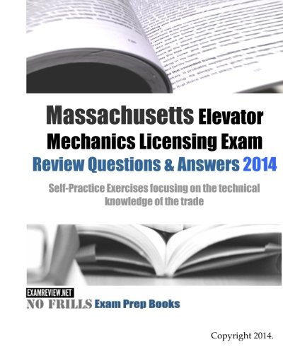 Buy Massachusetts Elevator Mechanics Licensing Exam Review Questions ...