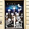 Amazon.com: Halloween Window Clings Skeleton Window Decorations for ...