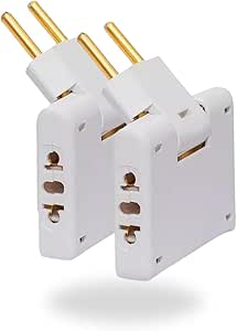 Adaptador Tomada em T Articulado Com 3 Saídas 10A Benjamin Flexível até ...