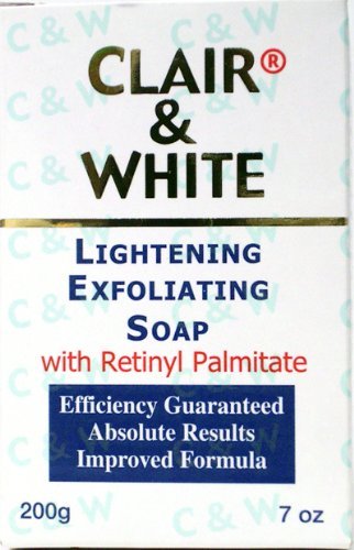 Amazon.com : Claire & White Lightening Exfoliating Soap 7 oz - Rose ...