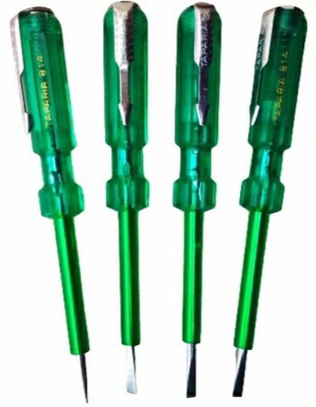 TAPARIA Line Tester Standard Screwdriver (Pack of 4) : Amazon.in: Home ...