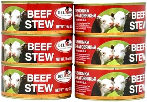 Amazon.com: Belmont - Tushonka - Premium Quality Beef Stew ...