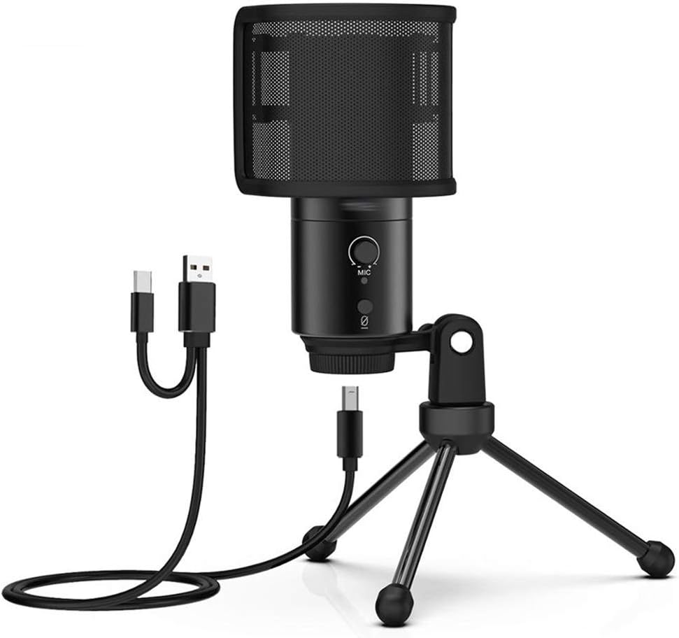 Microphone USB Microphone Studio Professional Condenser Microphone for ...