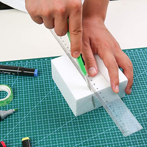 Snapklik.com : Crafare 24PCS Craft Foam Blocks Polystyrene Brick 4X4X2 ...