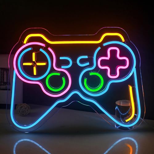 SIGNSHIP Neon Game Sign Gaming LED Neon Sign Powered by USB with Switch ...