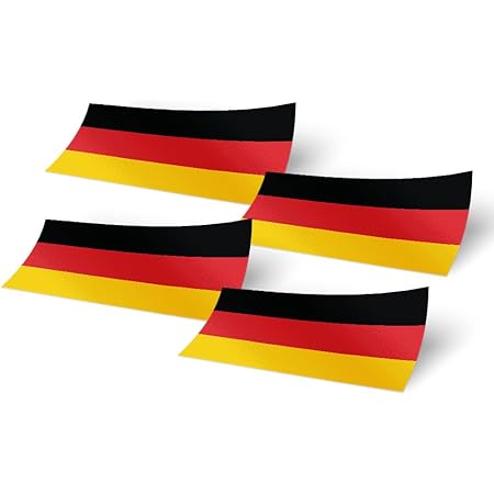 Amazon.com - Germany Flag Stickers 4 Pack Country Decal for Window ...