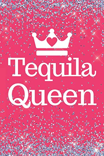 Tequila Queen: Pink Sparkly Tequila Queen 6x9inch Notebook/Planner ...