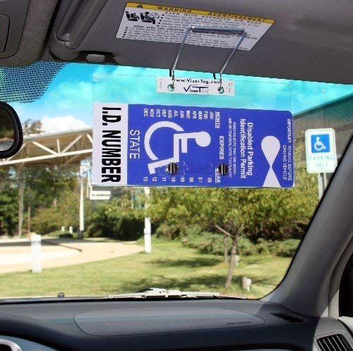 Snapklik.com : VisorTag Horizontal By -Handicapped Placard Cover And ...