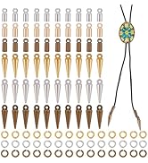 Amazon.com: NBEADS 4 Sets Bolo Tie Findings, Bolo Tie Tips Replacement ...