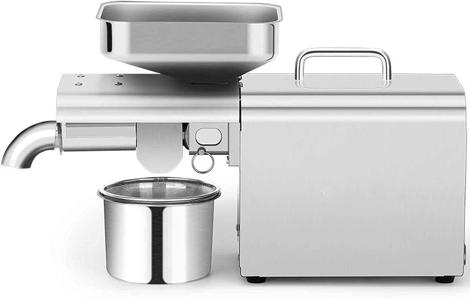 Amazon.com: Fully Automatic Oil Press Machine 304 Stainless Steel Oil ...