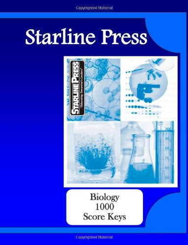 Biology 1000 Score Keys : Press, Starline: Amazon.co.uk: Books