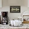 Amazon.com: Coffee Bar Sign Life is Better with Caffeine Vintage Metal ...