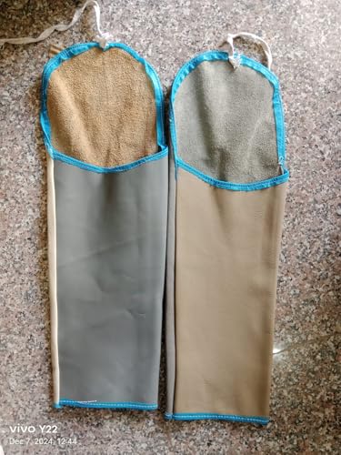 SENSE SAFETY - Leather Welding Sleeves – 18-Inch Long Heat-Resistant ...