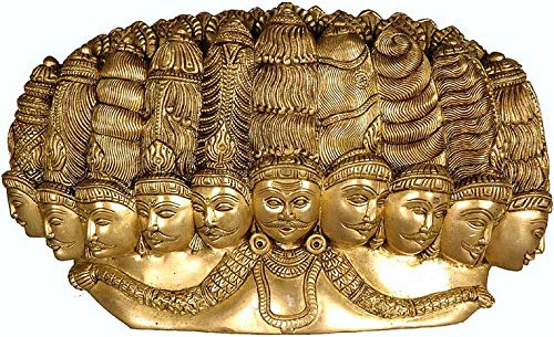 Buy Aone India Unique Ten Head Ravana Statue Ravana King of Lanka ...