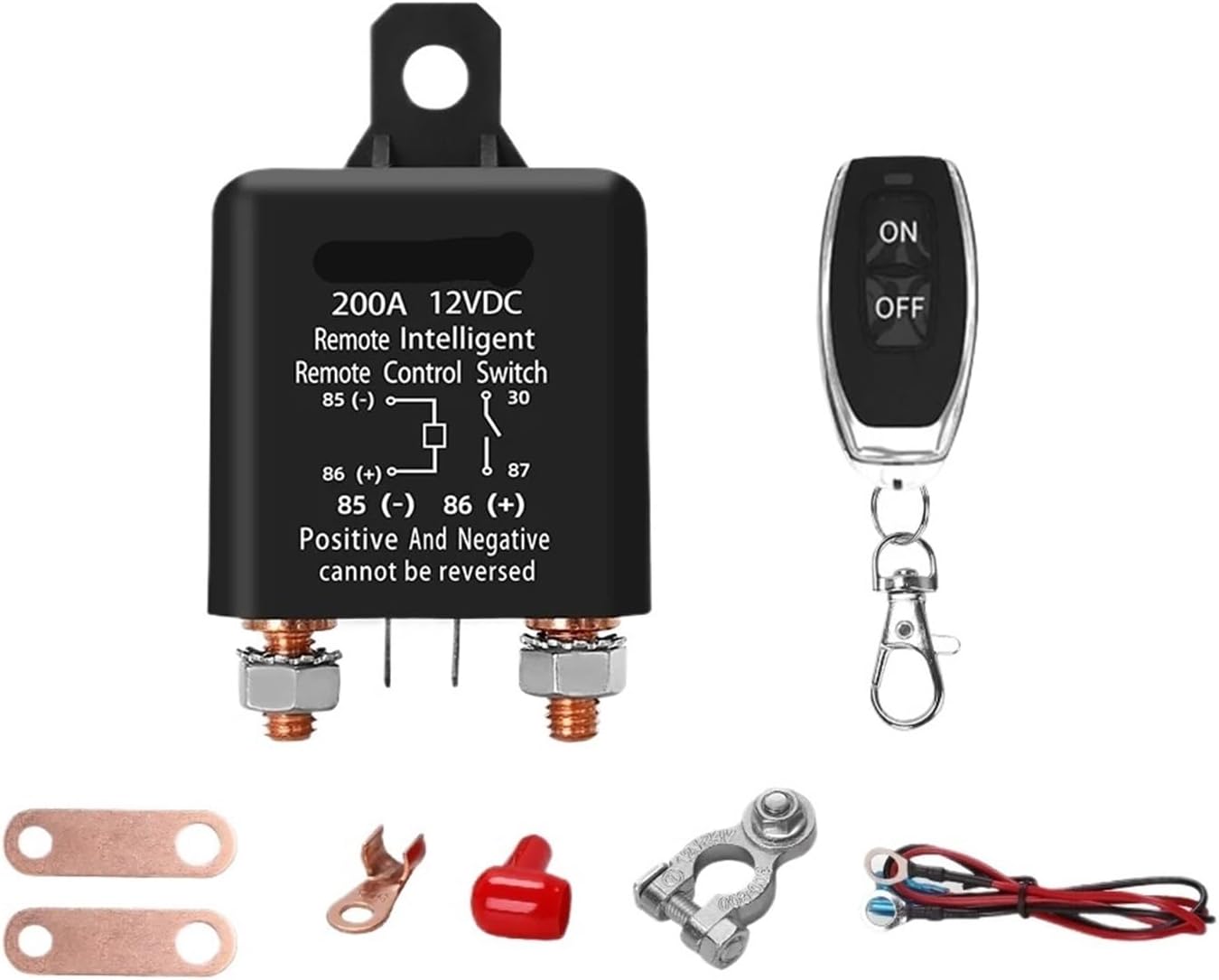 Amazon.com: PPOZYLPC Battery Switch Relay Control Disconnect Cut Off ...