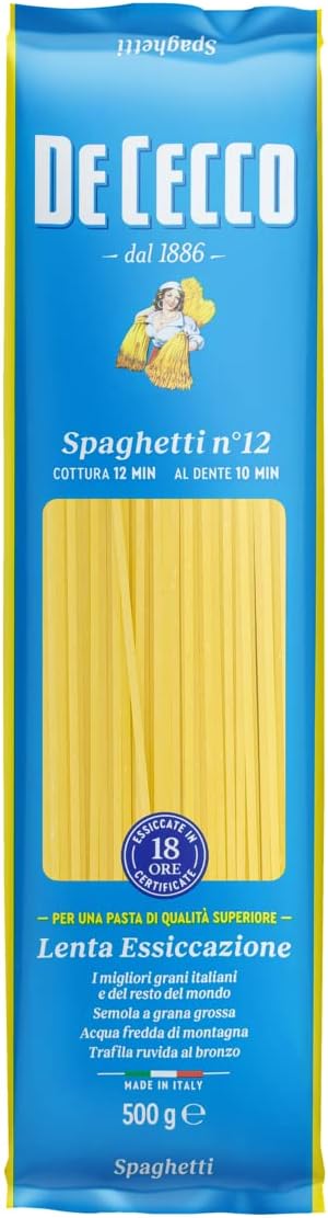 De Cecco N°12 Spaghetti 500 g : Amazon.fr: Epicerie