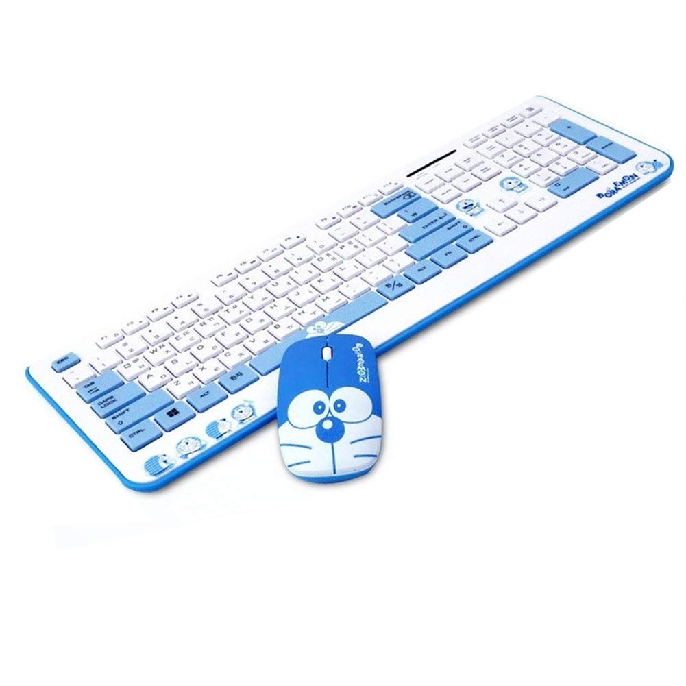 Buy [Reto] Doraemon Character Wireless Keyboard and Mouse Set ...