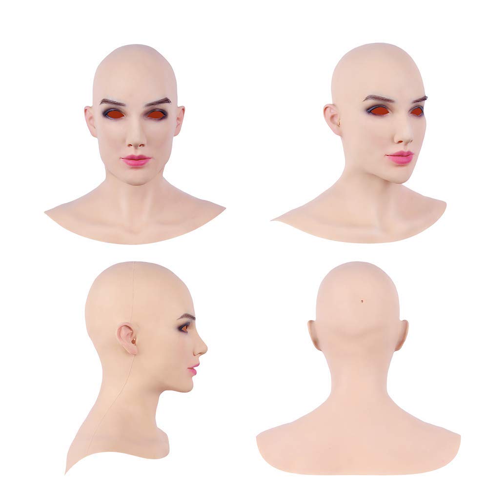 KUMIHO Crossdresser Mask Silicone Mask Realistic Female Mask for ...