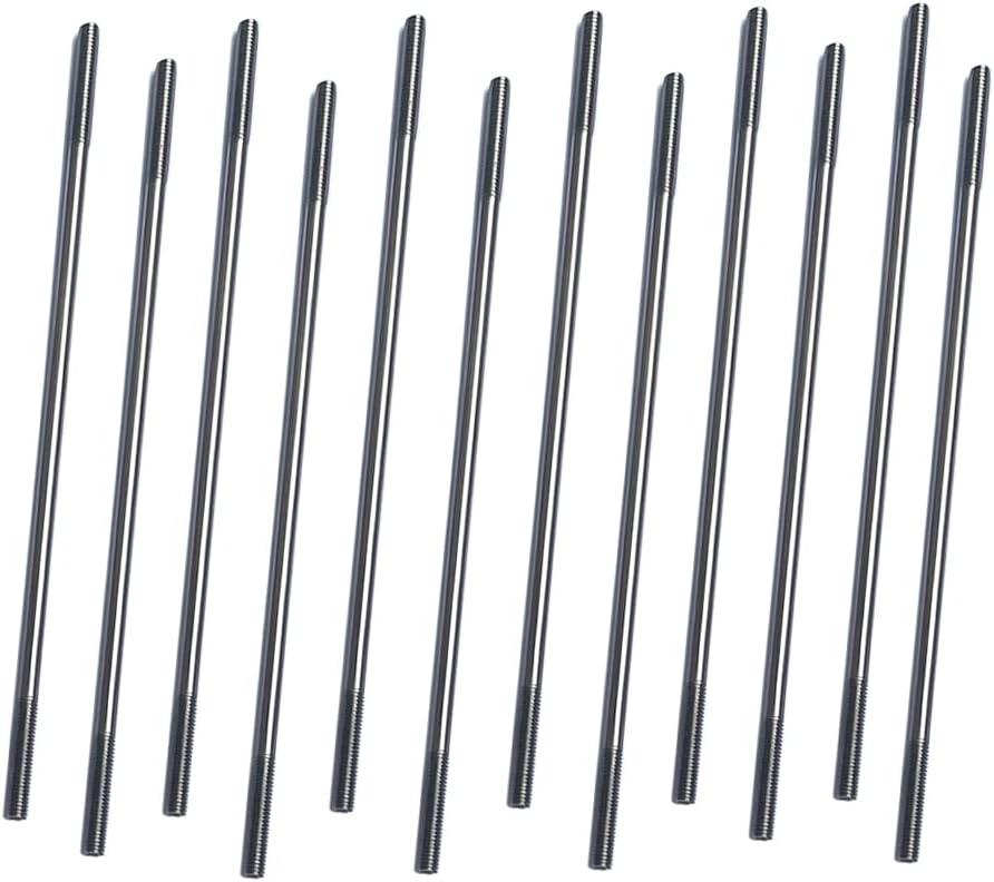 Amazon.com: 12Pcs M3 3.94" Pushrod Connector 304 Stainless Steel Rod ...