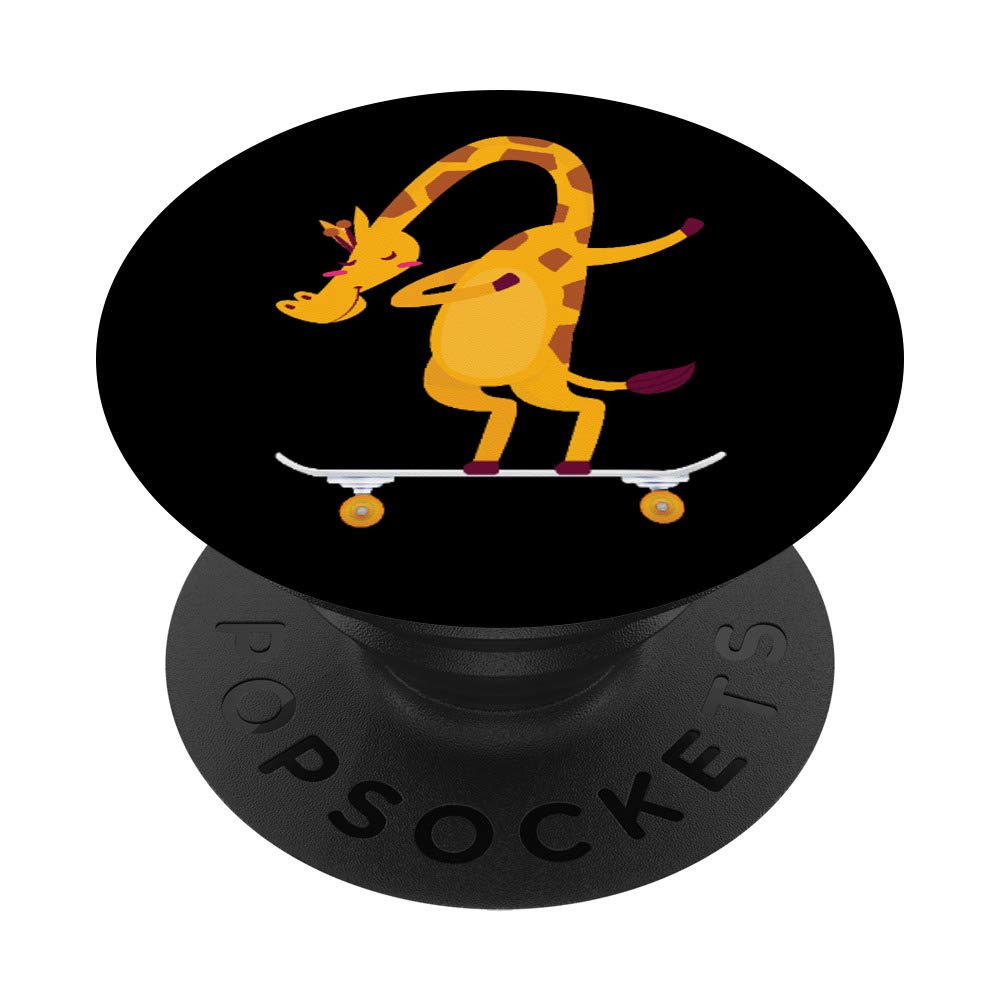 Giraffe Riding A Skateboard