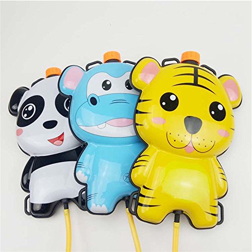 KAIDI Cartoon Panda Tiger Hippo Backpack Water Blaster Gun Water ...