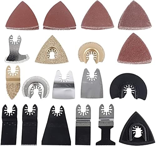 81 Pack Oscillating Saw Blades LEILUO Oscillating Tool Blades to Cut ...