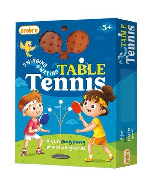 Arobro's Swinging Swaying Table Tennis Set with 2 Racquets, 3 TT Balls ...
