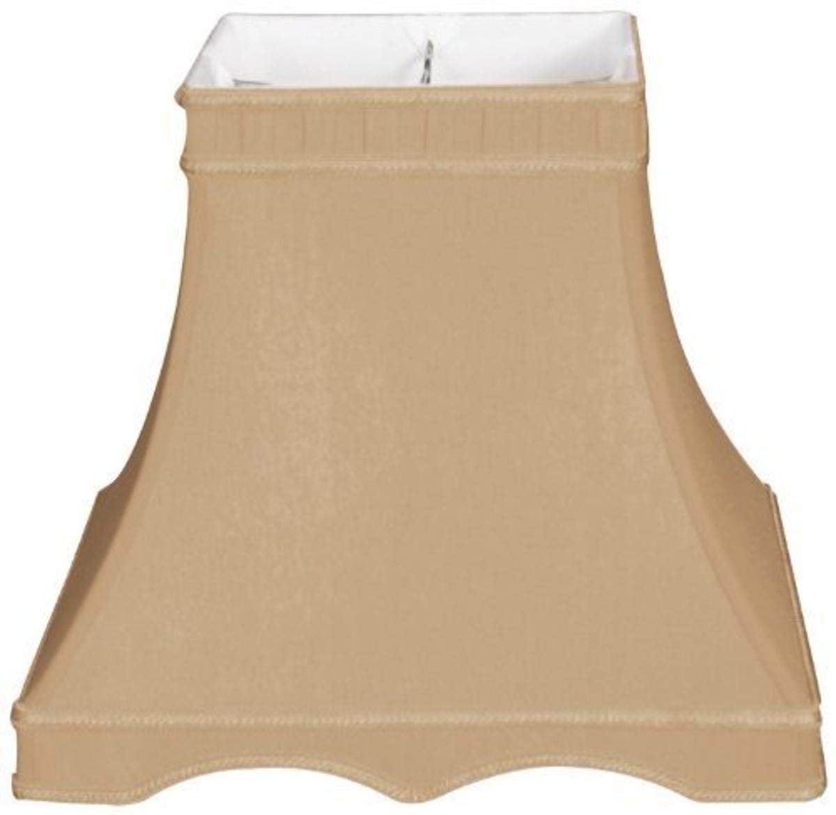 Royal Designs Square Bell with Gallery Designer Lamp Shade, Antique ...