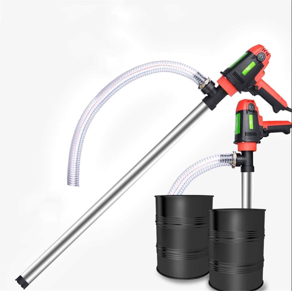 Buy Amber Electric Drum Pump with Discharge Hose & Suction Tube, Fuel ...