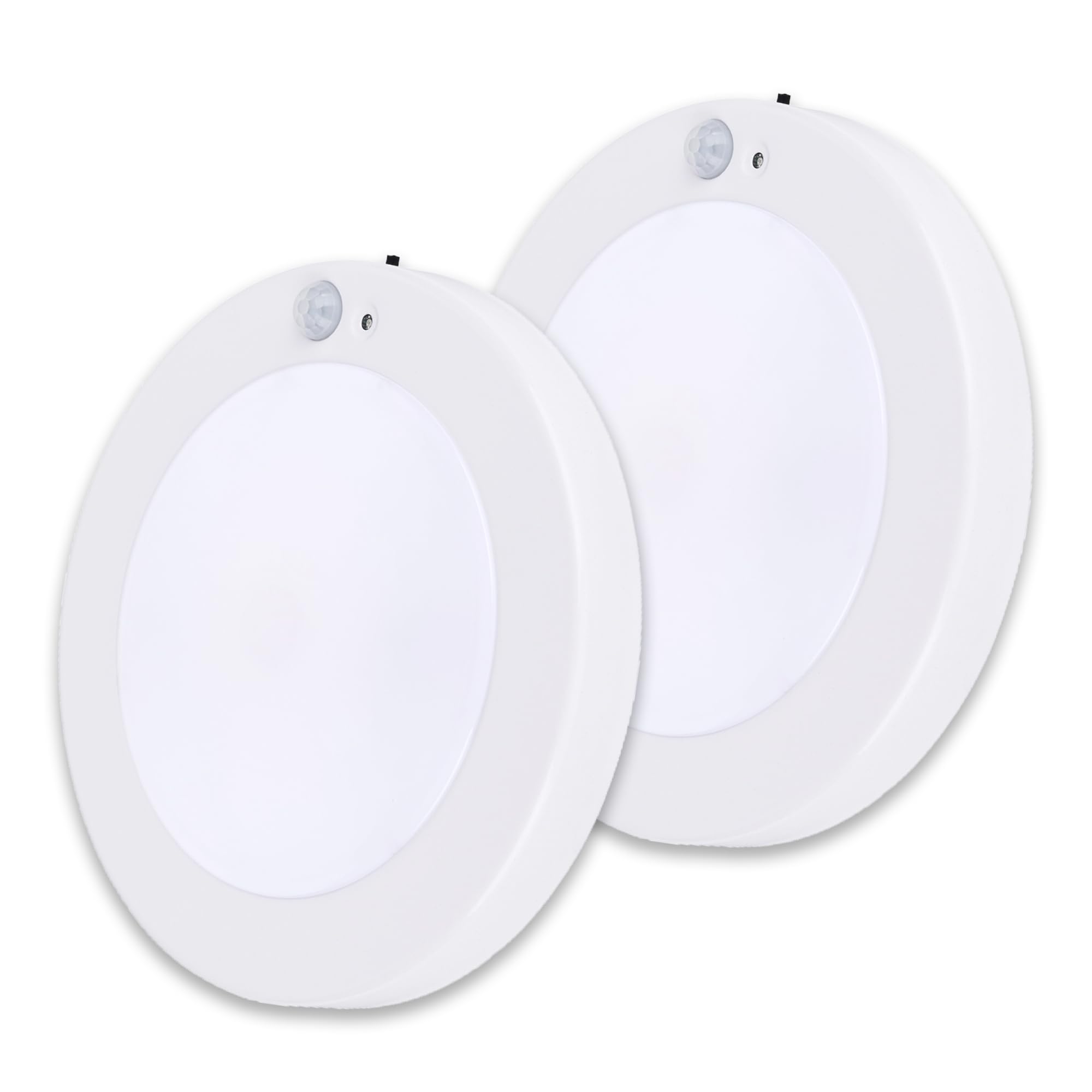 YoonLIT Flush Mount Motion Sensor LED Ceiling Light with Photocell ...