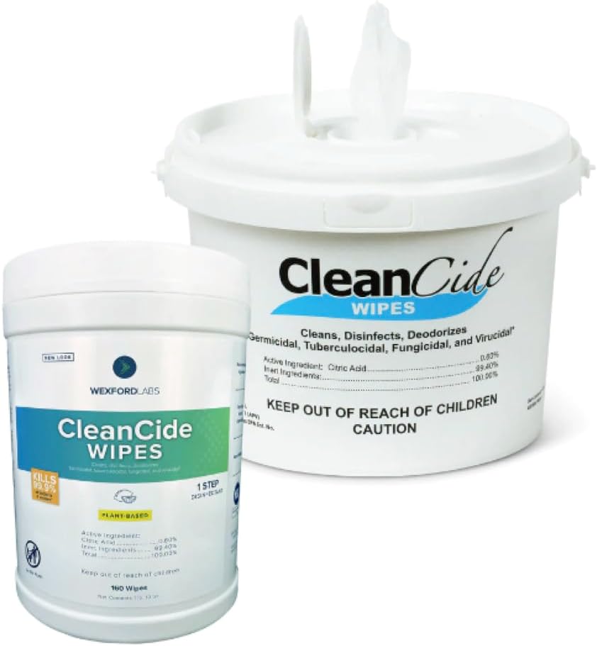 Amazon.com: CleanCide Multi-Purpose Disinfectant Wipes - for Cleaning ...