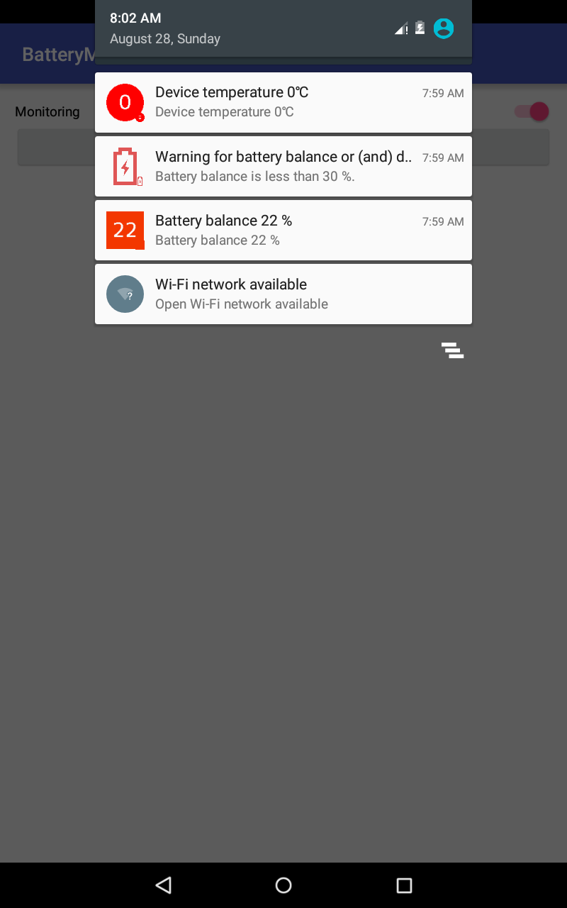 Simple Battery Monitor - App on the Amazon Appstore