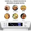 Amazon.com: OVENTE Air Fryer Toaster Oven Combo, 26 Qt Stainless Steel ...