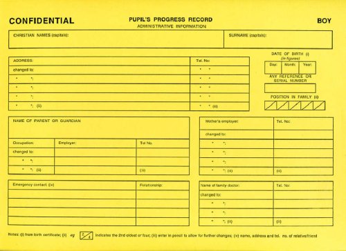 Buy Pupils Progress Record Wallet - Boys Book Online at Low Prices in ...