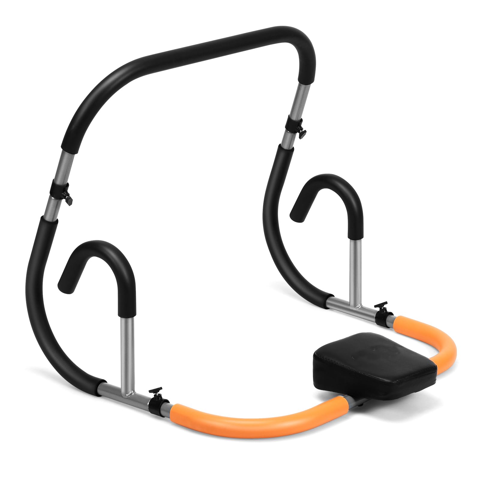 GYMAX Ab Crunch Trainer, Portable Ab Workout Equipment with Padded ...