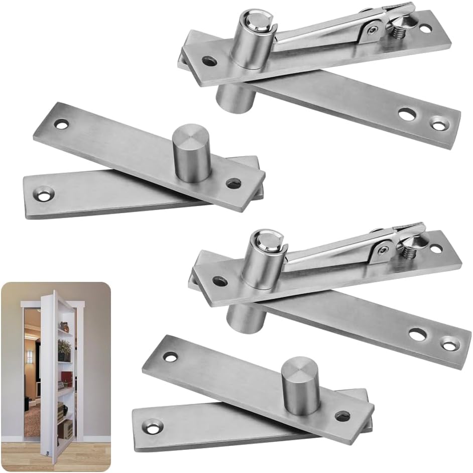 Door Pivot Hinges, 360-Degree Rotation Center Hung Pivot Hinges for ...