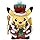 Amazon.co.jp: ポケモンセンターオリジナル ぬいぐるみ クリスマス2018 ピカチュウ 23.5×16.5×8(H×W×D ...