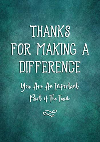 Thanks for Making a Difference: Appreciation Gifts for Employees ...