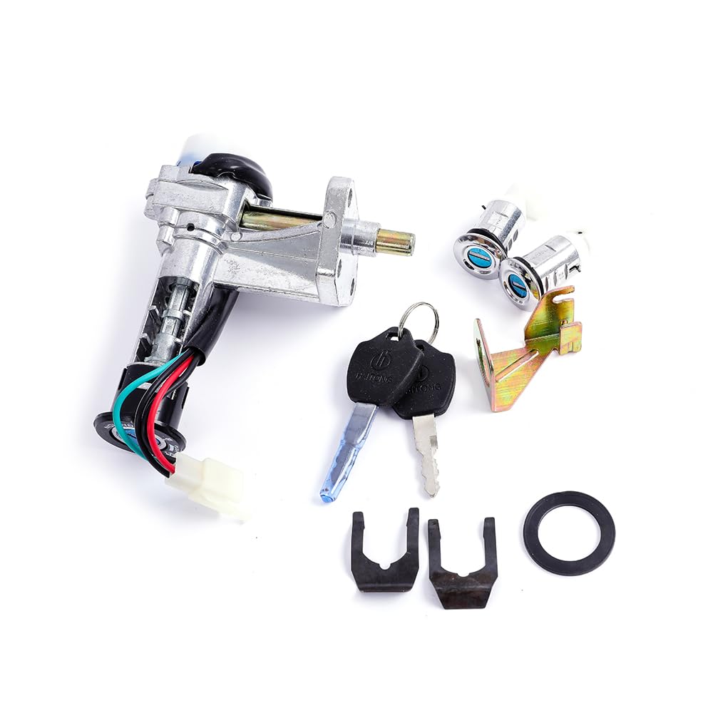 Amazon.com: ZAS Scooter Ignition Switch Key Set for 49cc 50 cc 150cc ...