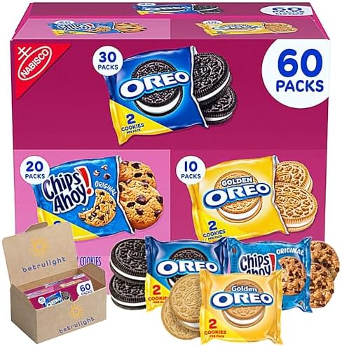 Amazon.com : Oreo and Chips Ahoy Variety Pack - Nabisco Cookies Snack ...