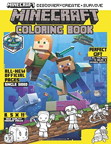 Minecraft Coloring Book Minecraft Coloring Book With High Quality ...