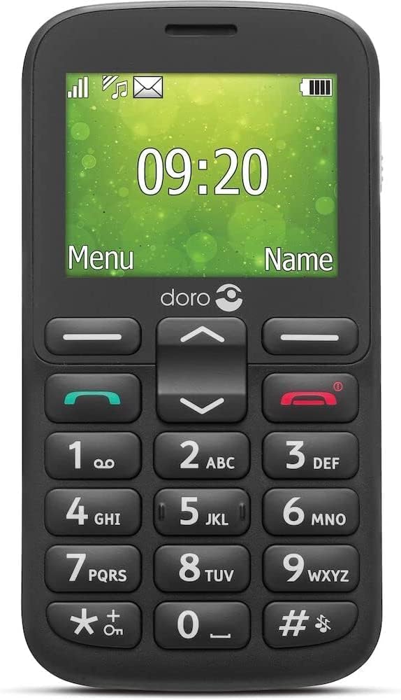 Doro 1380 Unlocked 2G Dual SIM Mobile Phone for Seniors with 2.4 ...
