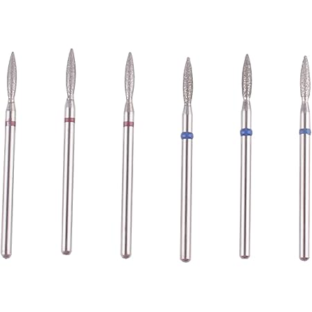 Amazon.com: MZCMSL 6pcs Pro Diamond Ball Bits,Cuticle Drill Bit Set for ...