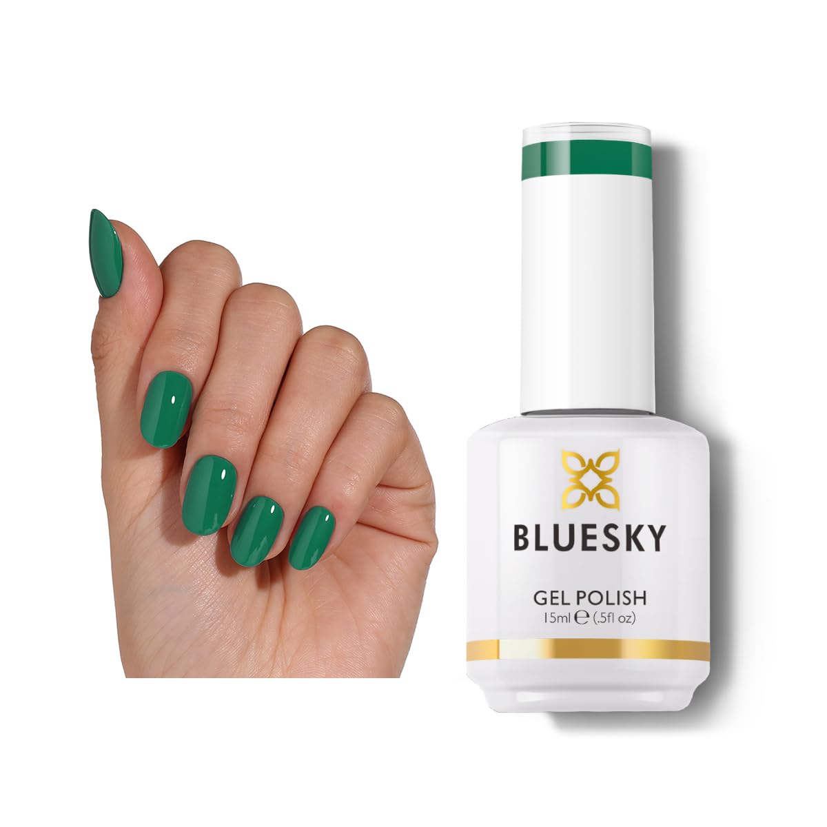 Amazon.com : BLUESKY Green Gel Polish- Emerald Green Nail Polish ...